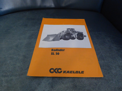 Prospekt Kaelble Radlader SL 20 | eBay.de