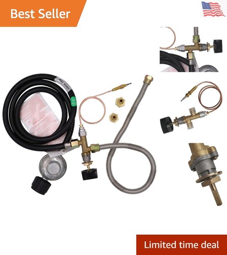 Propane Fire Pit/Fireplace Parts Gas Control Valve System Regulator ...
