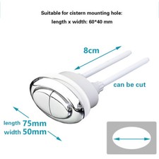 Fowler Oval Toilet Button - 850664W for sale online | eBay