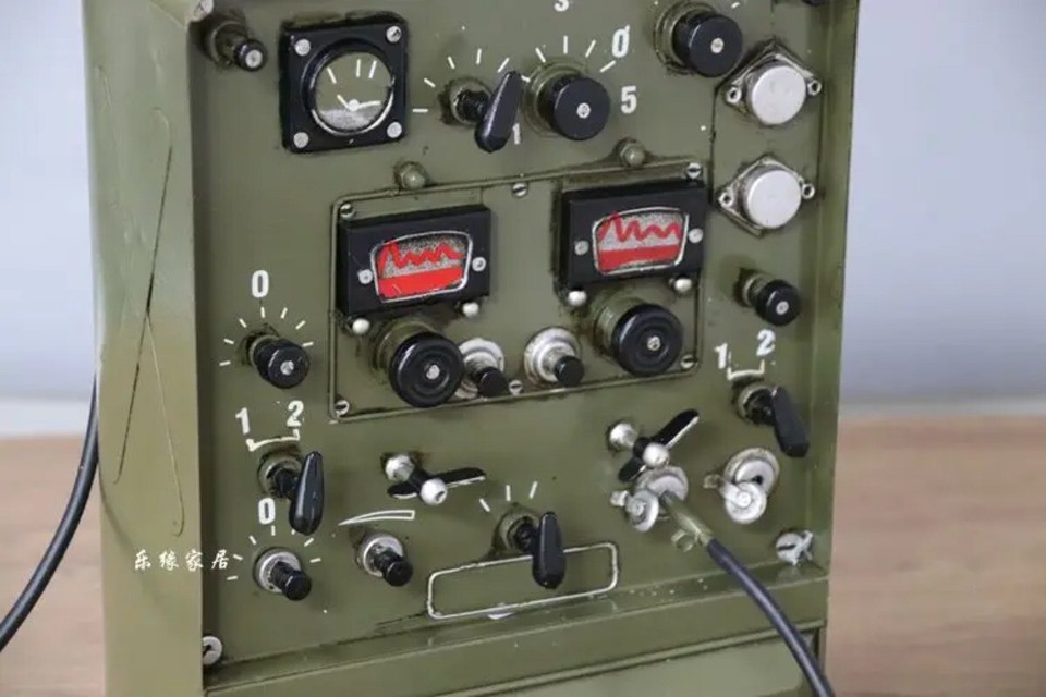 Tin Telegraph Model Wrought Iron Retro Nostalgic Radio Transmitter ...