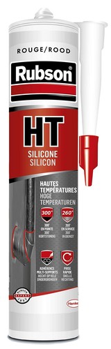 Mastic HT Haute Température Rouge Cart 300ml | eBay