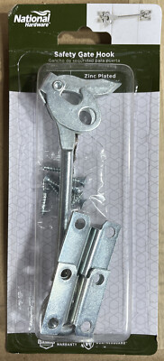 National Hardware N122-622 Safety/Pet Gate Hook & Plate 6 Inch Zinc ...