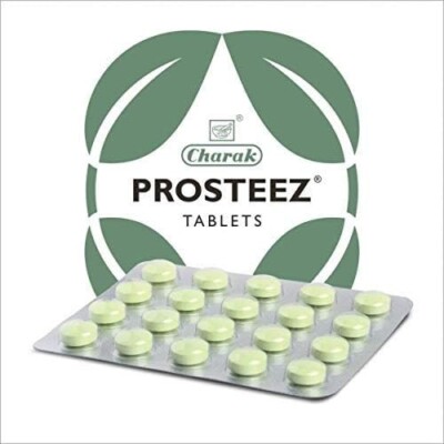 Charak Prosteez Tablets Enlarged Prostate BPH 4/Packs Total of 80 ...