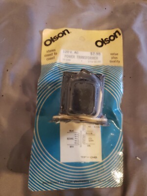 Olson TF-048 120 VOLT AC Power Transformer Made in Japan. - sealed NOS ...