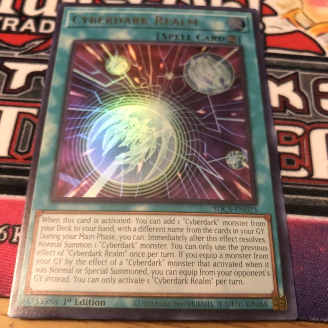 Yu-Gi-Oh! TCG Cyberdark Realm Structure Deck: Cyber Strike SDCS-EN023 ...