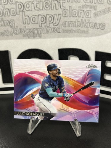 2024 Topps Chrome Update Baseball Helix Julio Rodriguez #HX24 Case Hit ...