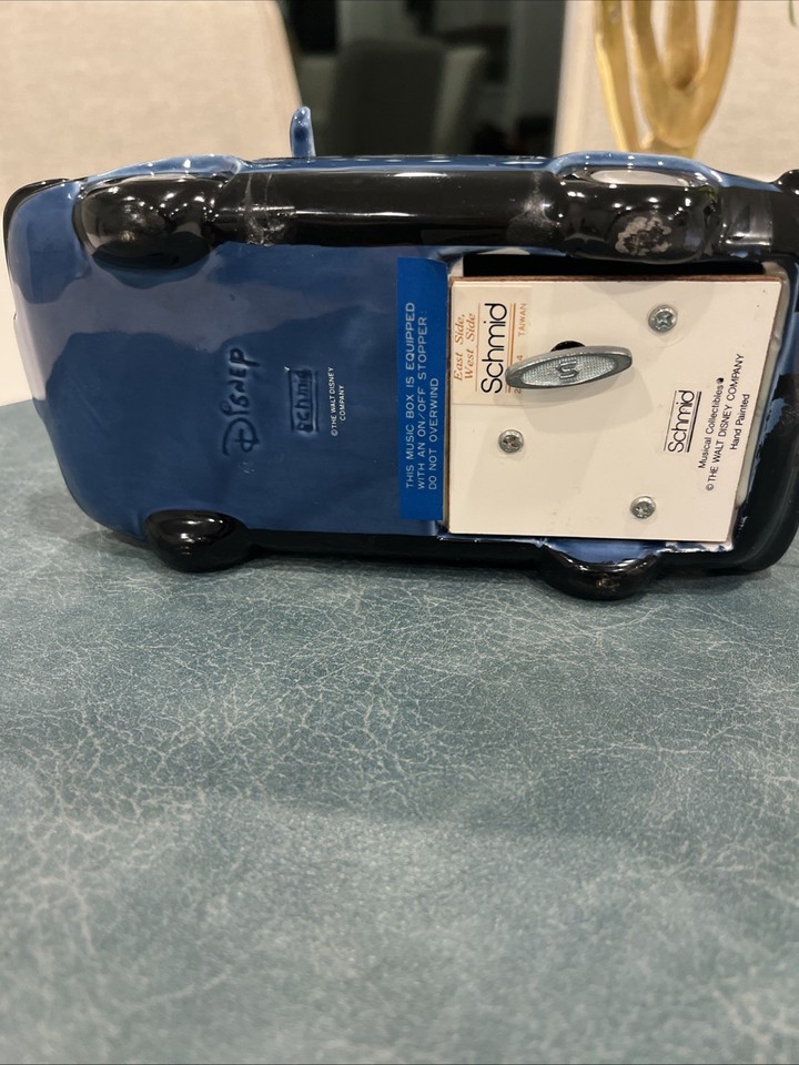 Antique Schmid Disney Minnie Musical Box Blue Car With Tennis Racket | eBay