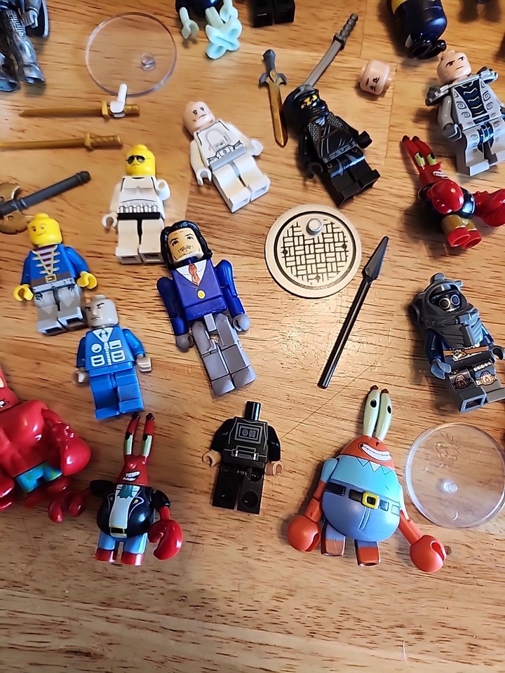 Mixed Lot Lego Mega Bloks Mini Figures And Accessories | eBay