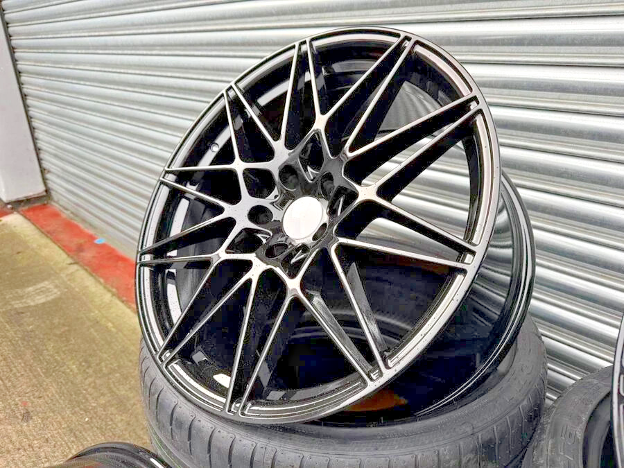 BMW 666M Style 18" inch Gloss Black Alloy Wheels 5x120 1/2/3/4/5 ...