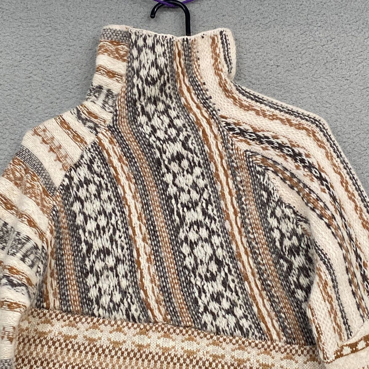 Rag & Bone Sweater Womens XXS Asymmetrical Wool Alpaca Fair Rag & Bone Sweater Womens XXS Asymmetrical Wool Alpaca Fair