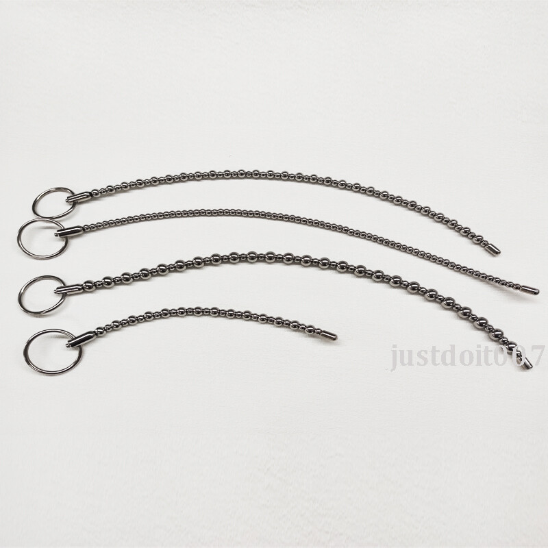Stainless Steel Urethra Sound Dilator Male Uthera Plugs Long Beads ...