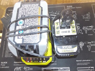 2 RYOBI BATTERIES PBP004 PBP007 AND CHARGER | eBay