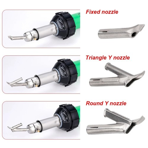 4) PVC Welding Nozzle Set 4pcs Triangle Speed Y Type Hot Air Blower ...