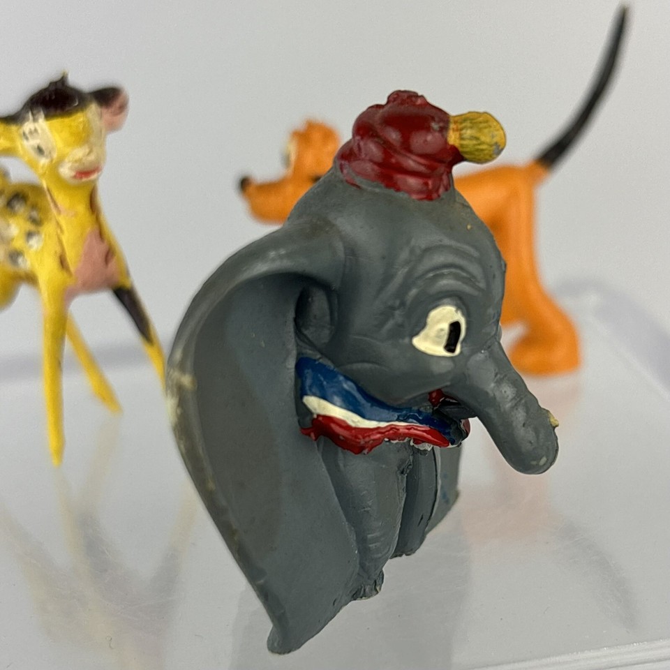 Vintage Marx Disneykins Dumbo Pluto Bambi Plastic Figurines - Lot Of 3 ...