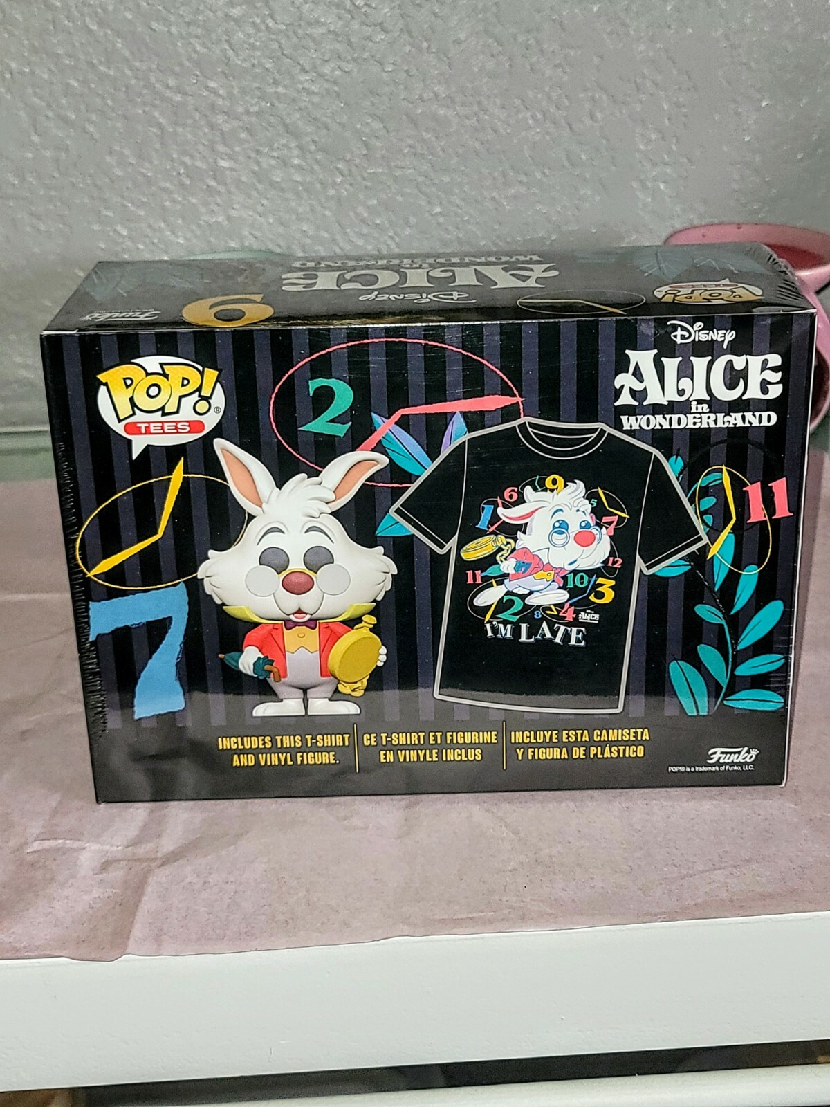 white rabbit funko pop target with 2xl shirt | eBay