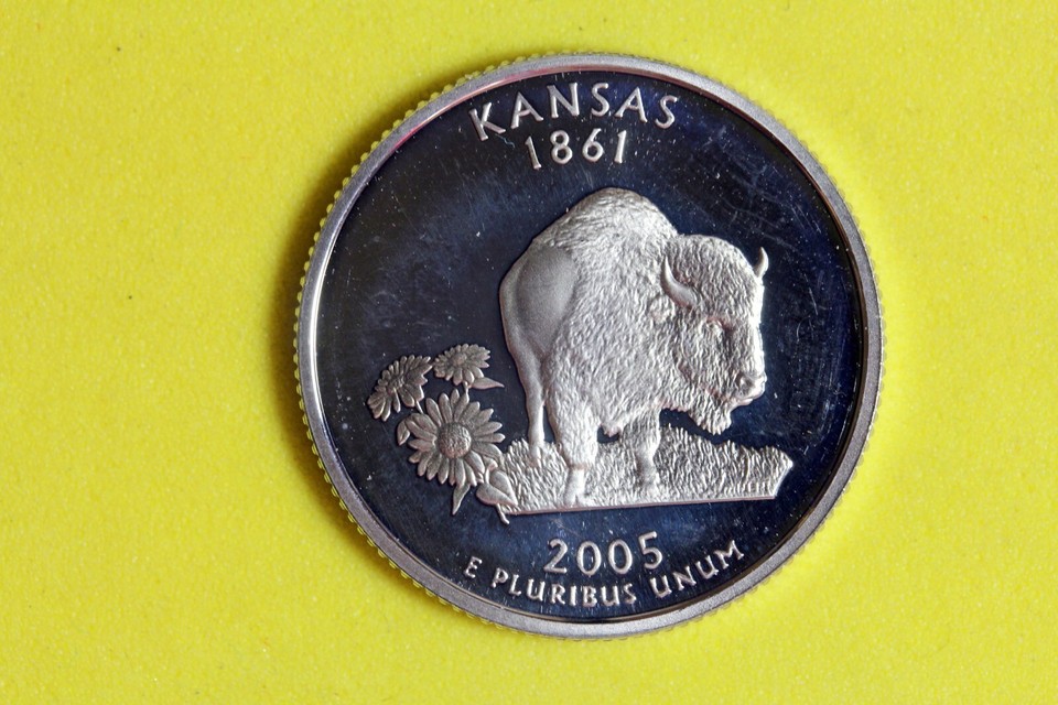 ESTATE FIND 2005 - S PROOF KANSAS STATEHOOD Quarter!! #N03591 | eBay