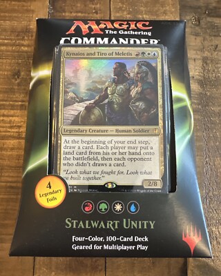 MTG Magic the Gathering Commander 2016 Deck - Stalwart Unity - Sealed ...