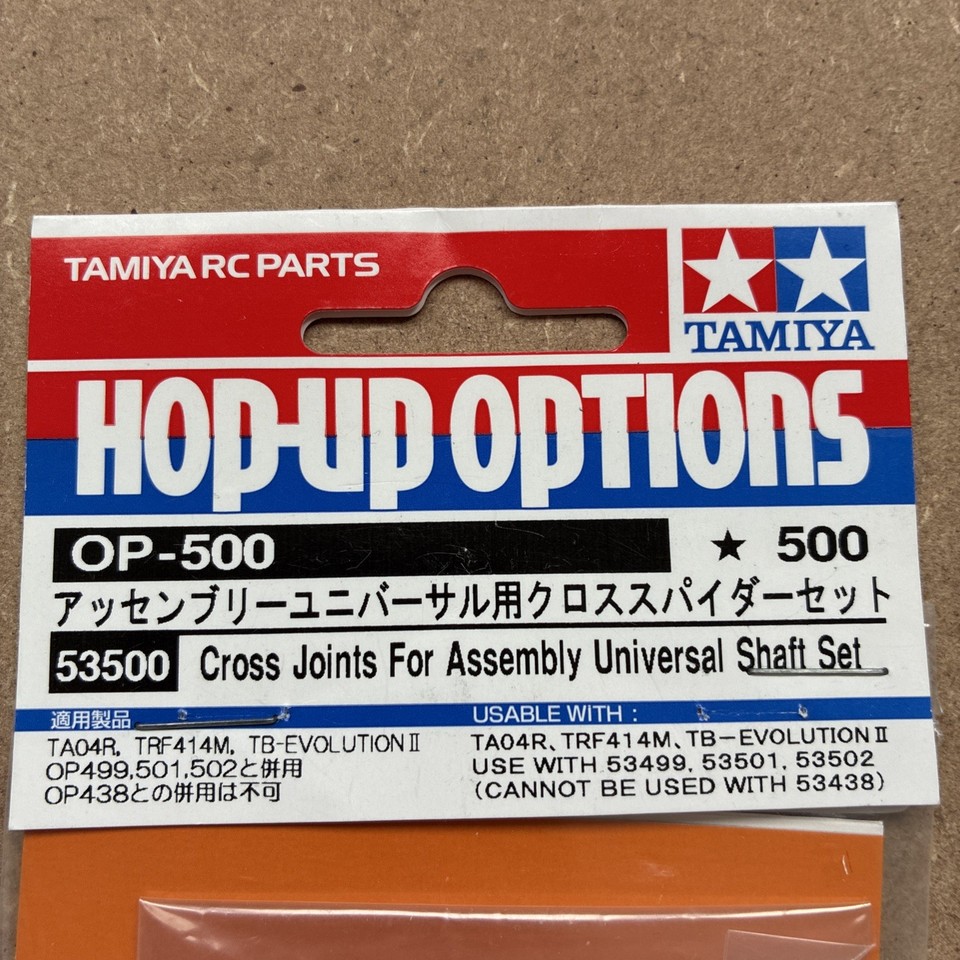 TAMIYA Hop Up Options 53500 Cross Joints For Assembly Universal Shaft ...