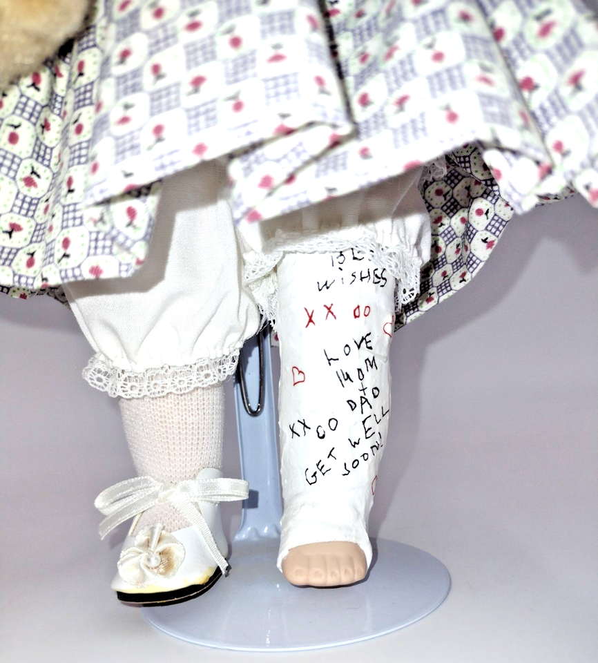 Jennifer Marie Osmond 1991 Porcelain Miracle Children 10.5 in Doll leg ...