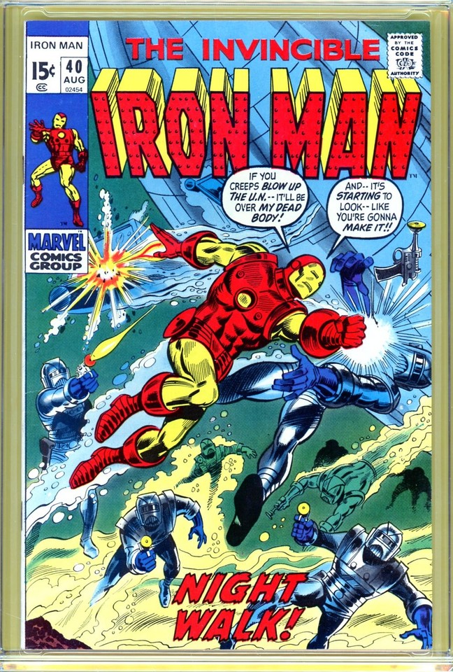 Iron Man #40 CGC 9.0 - PEDIGREE - Nick Fury appearance - Tuska/Giacoia cover | eBay