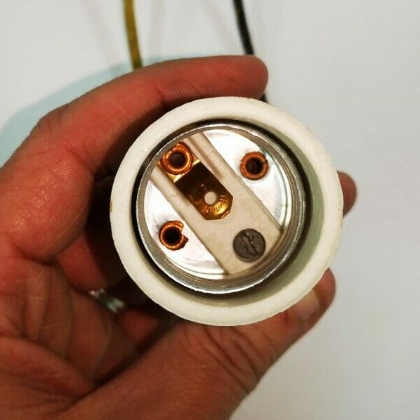 LEVITON PORCELAIN SOCKET Slip Bracket LAMP HOLDER Keyless 660W 250V NEW ...