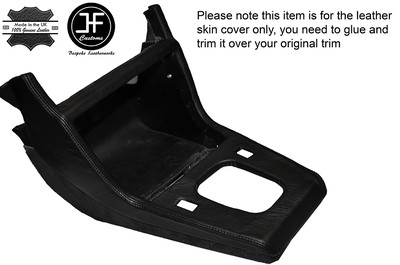 BLACK STTICH CONSOLE GEAR SURROUND SKIN COVER FITS BMW 5 SERIES E28 ...