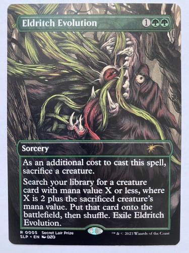 1 X Eldritch Evolution MTG Promo RCQ Top 8 Secret Lair Prize Alt Art ...