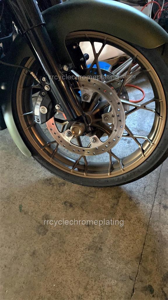 Harley Bronze 21" Front 18 Rear Prodigy Wheels 09-24 Ultra Glide Road ...