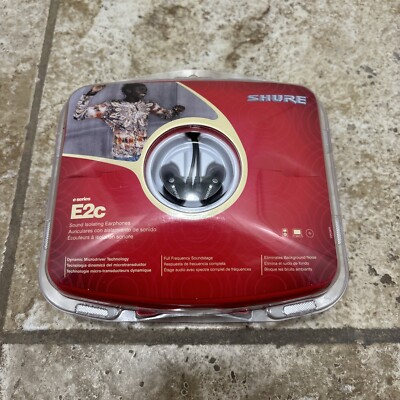 Shure E2c sound isolating In-Ear headphones w/ Dynamic MicroDrivers ...
