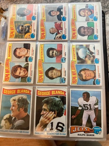 1975 Topps Football 525 Different Cards Most in Very good condition | eBay