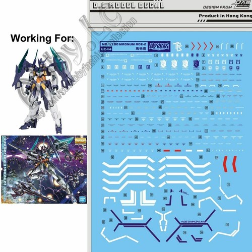 for MG 1/100 AGE II 2 Magnum AGE-IIMG Build Diver Model WaterSlide ...