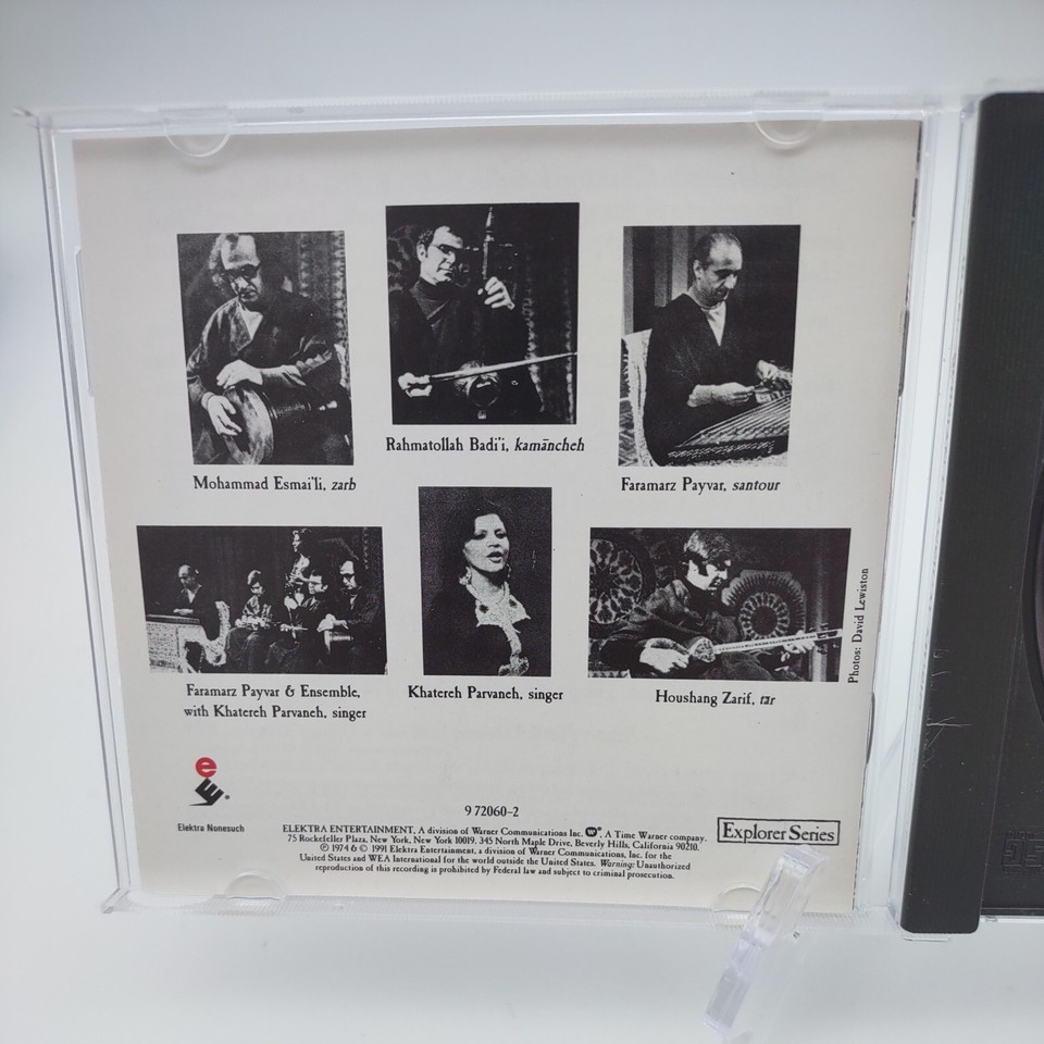 Iran: Persian Classical Music by Faramarz Payvar Ensemble (CD, May-1991 ...