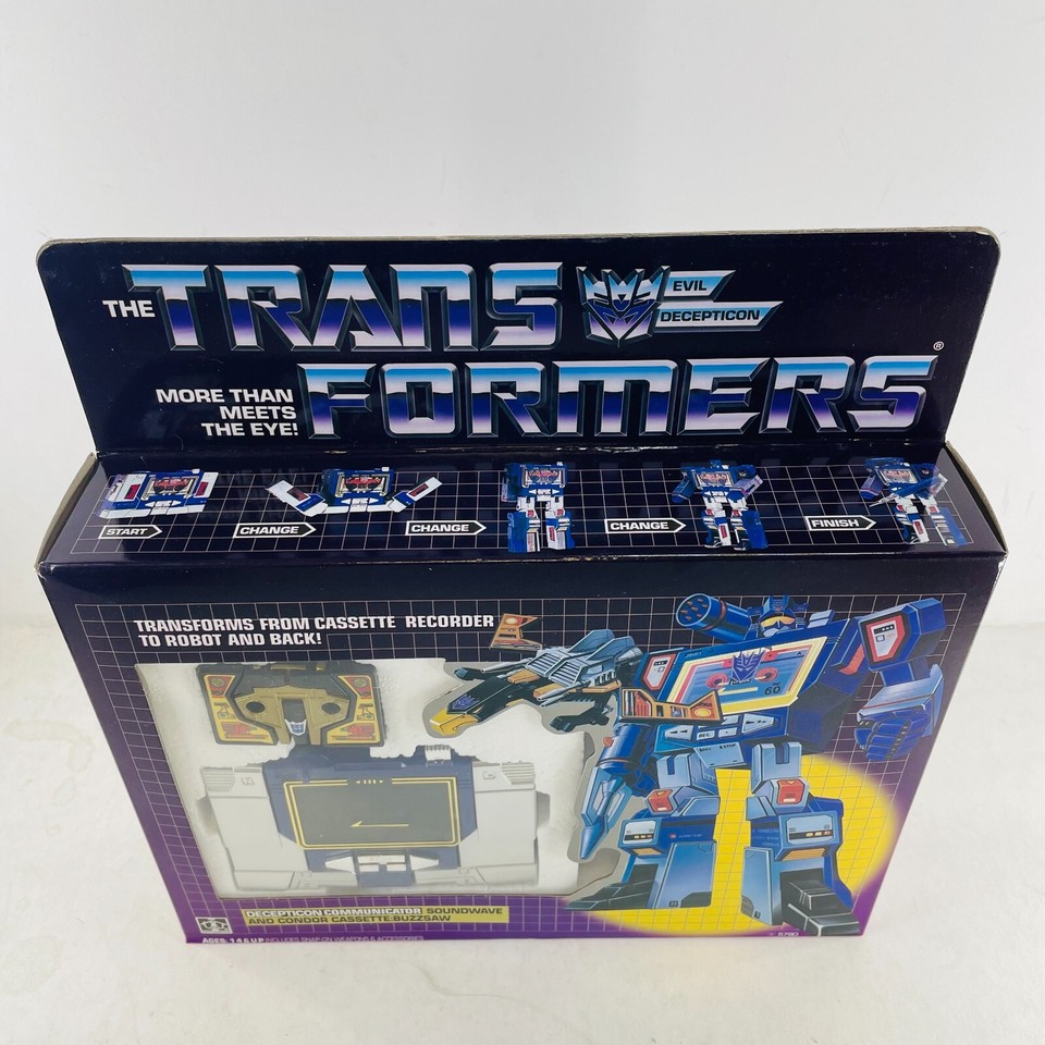 Transformers G1 Decepticon Communicator Soundwave Condor Cassette ...