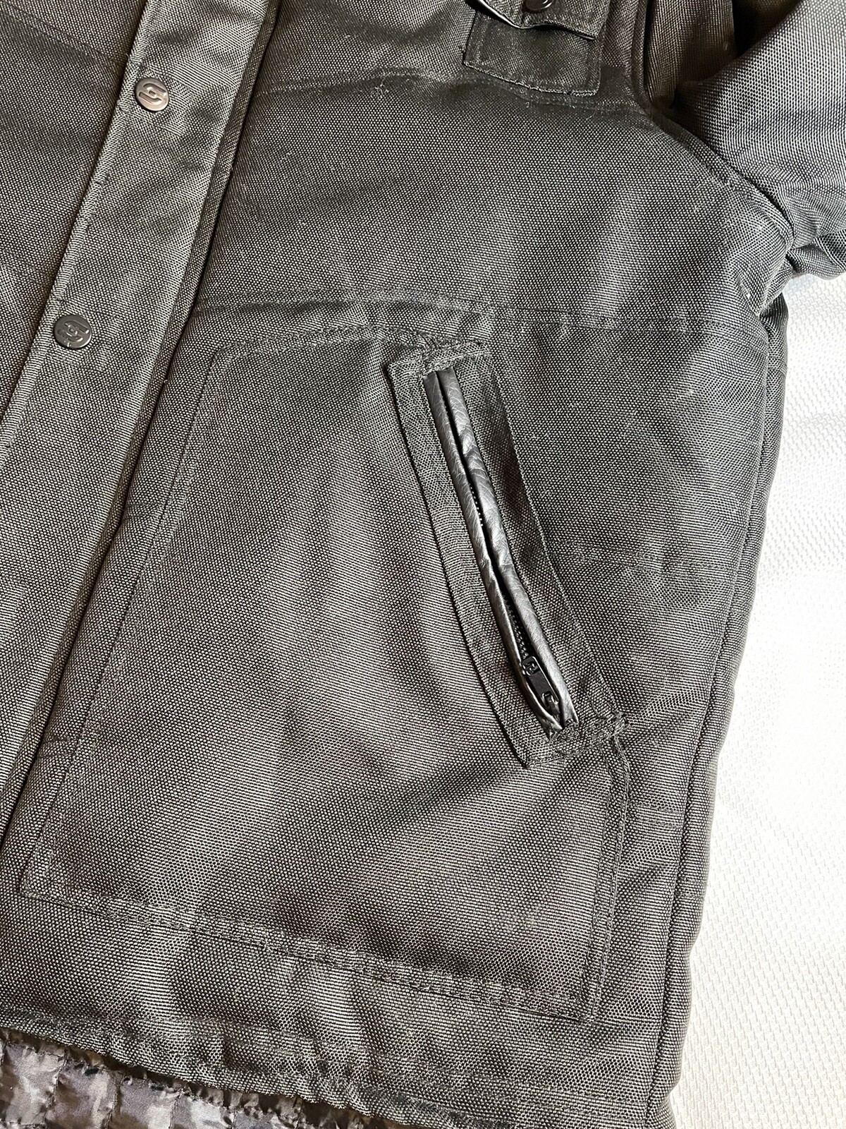 Sportier 1957 Bomber Motorcycle Jacket Mens Size 2XL Full Zip Snaps ...