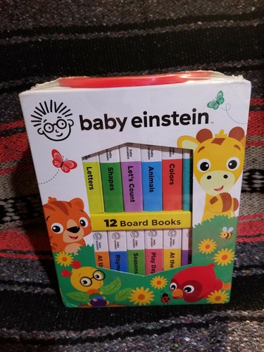 Baby Einstein 12 board books set-Numbers Colors Animals Healthy Eating ...