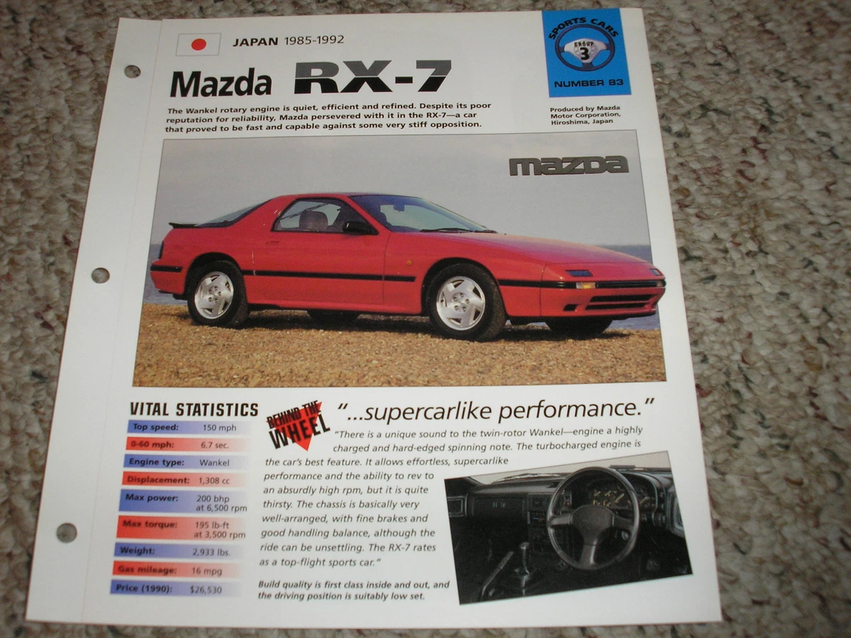 Mazda Rx 7 200 Mph