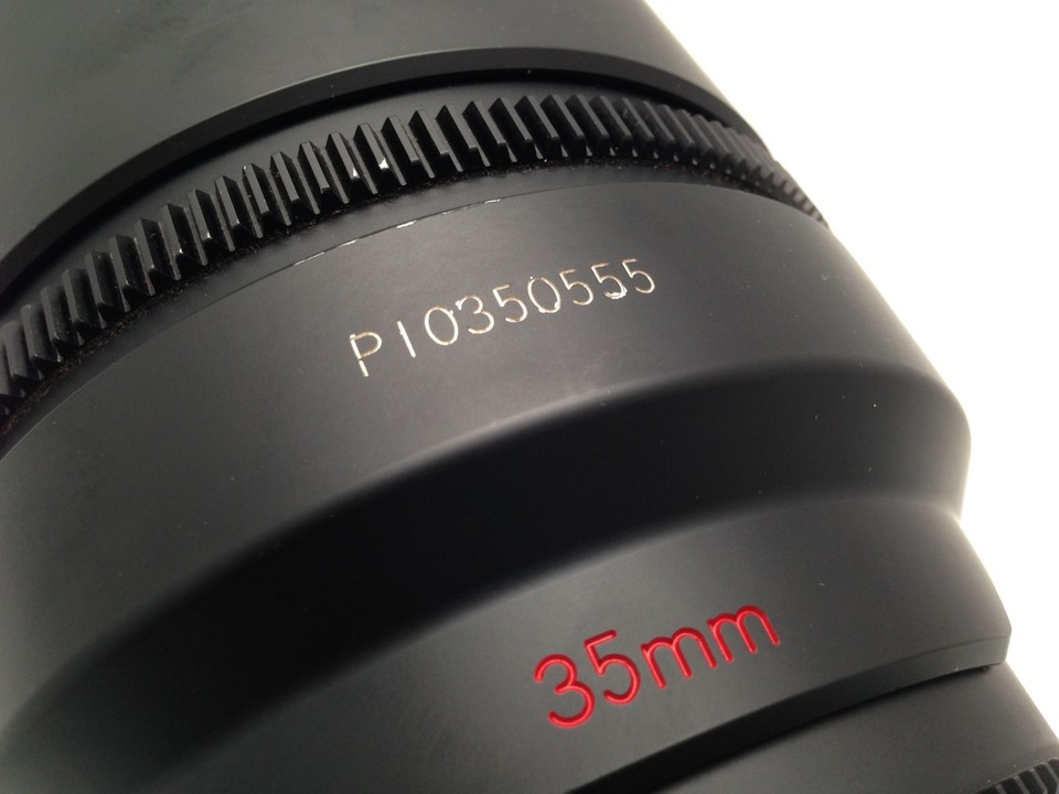 RED Pro Prime PL Lens Set of 6 Lenses (S35) - 18mm Lemac-Modified to ...