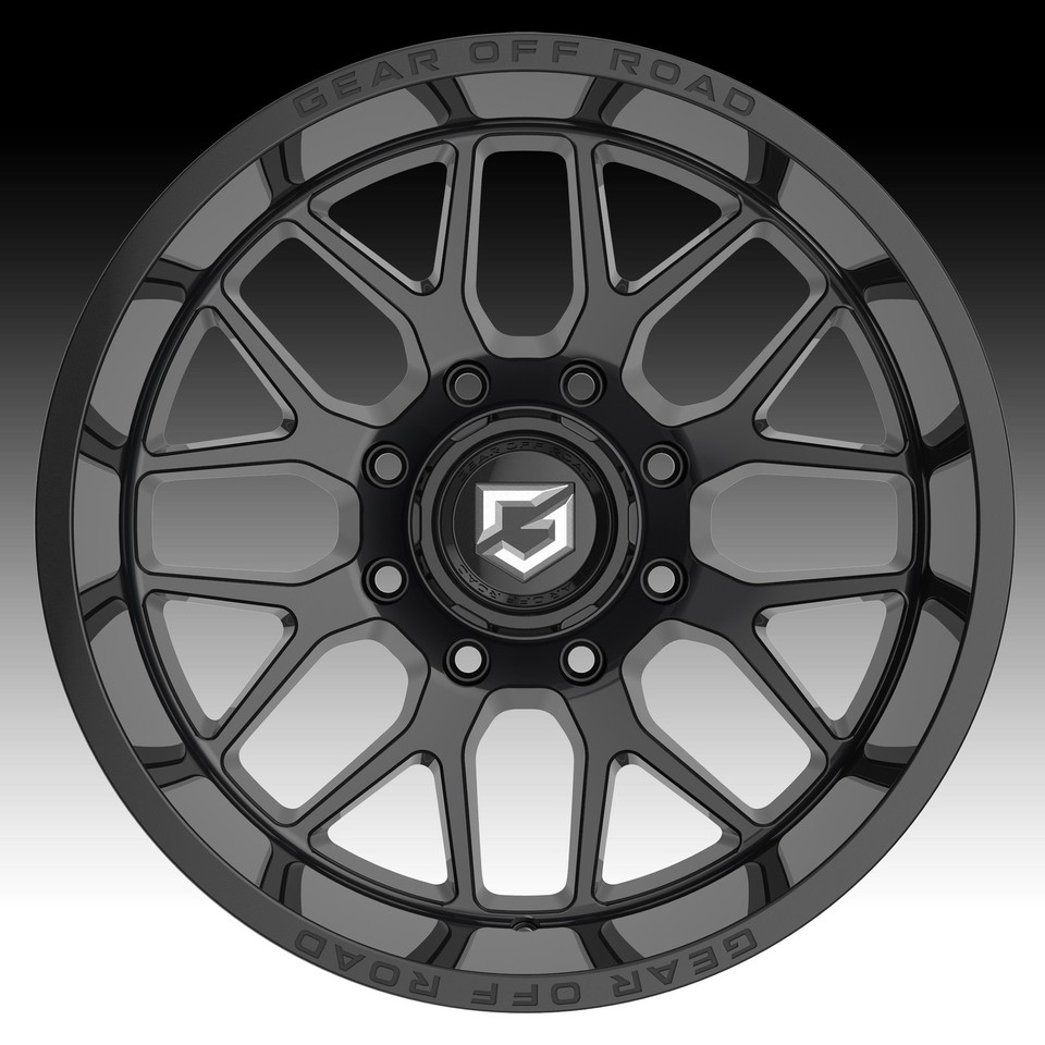 4/Gear Off Road 763B Raid Gloss Black 20x10 8x170 -12mm (763B-2108712 ...