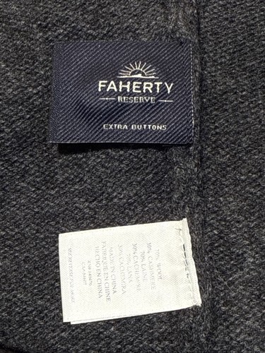 Faherty Wool/Cashmere Sweater Over Shirt, New With Tags! Size- Medium ...