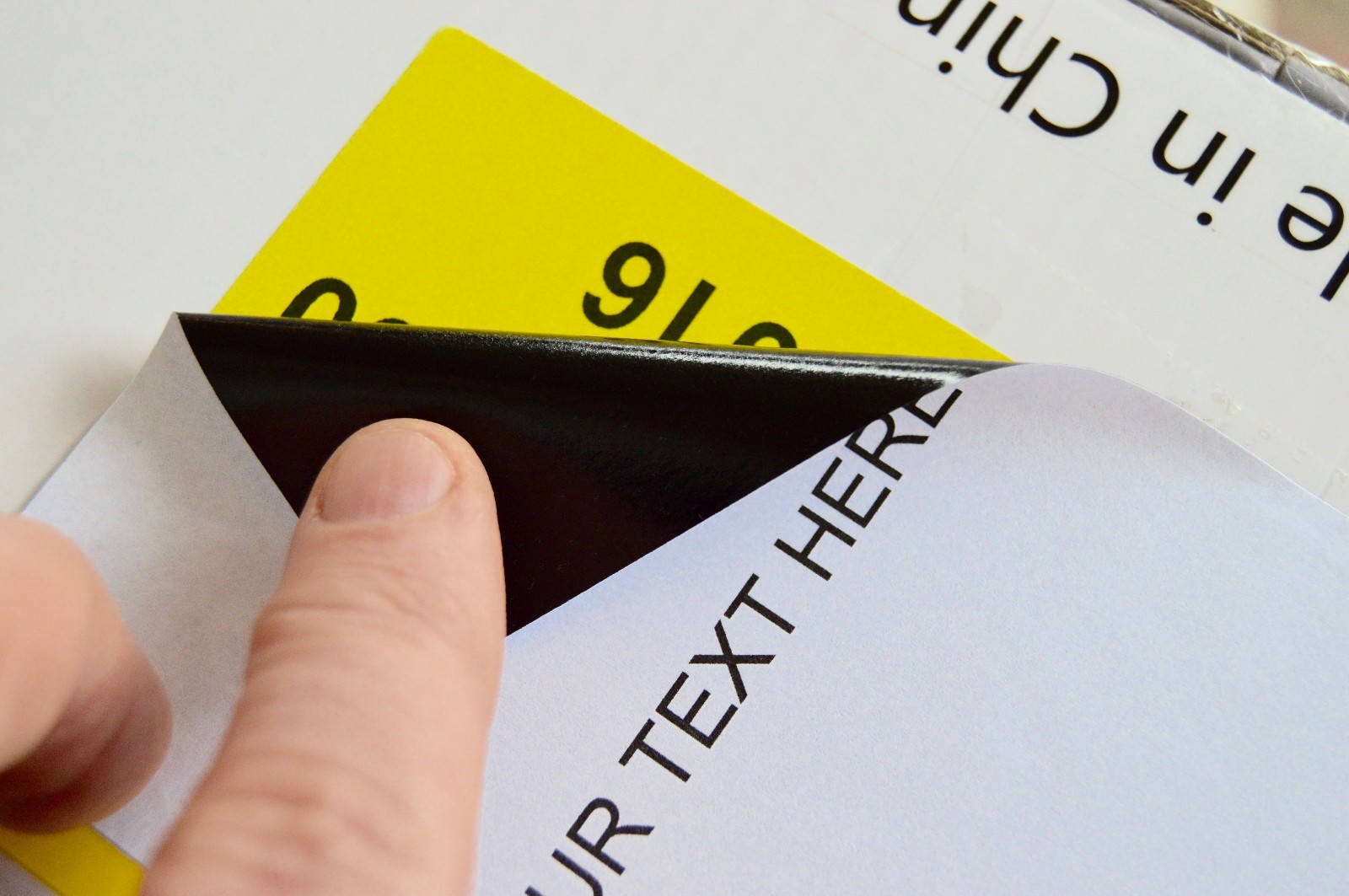 50 Sheets 200 Labels BLACKOUT 3.5 x 5 FAST PEEL White Address Shipping ...