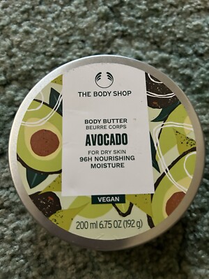 The Body Shop AVOCADO Body Butter For Dry Skin Vegan (6.4 oz/ 200ml ...