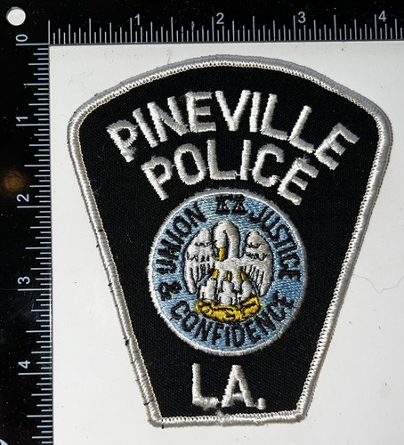 VINTAGE OBSOLETE Pineville LA Louisiana Police Patch | eBay