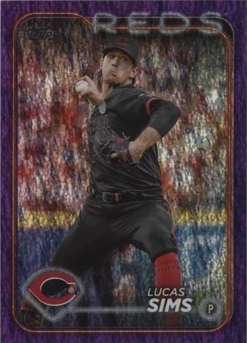 2024 Topps Series 2 - Lucas Sims #355 Purple Foil /799 for sale online ...