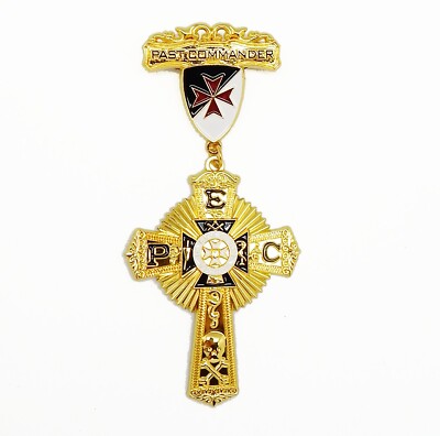 York Rite Knights Templar Past Eminent Commander Masonic Jewel NEW ...