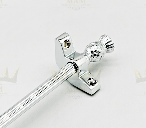 X13 Polished Chrome Stair Rods 3/8" x 28.5" Simplicity Reed Pipe ...