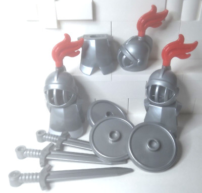 LEGO castle WEAPONS ARMOR HELMETS SWORDS SHIELDS knights elves 31120 ...