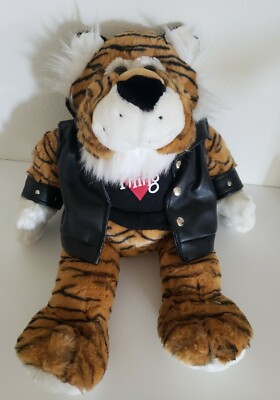 Dan Dee Collector's Choice Plush "Wild Thing" Tiger with Biker Jacket ...