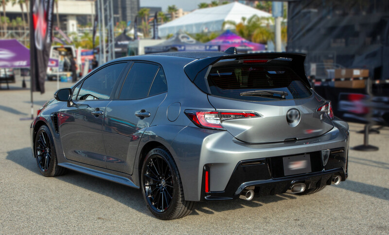 For Corolla GR Circuit Edition Fiberglass Rear Spoiler Roof Wing Body ...