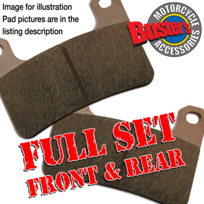 Victory Vision Tour Comfort 1731cc 2008 Full Set Sintered Brake Pads ...