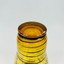 Transparent Yellow Glass Vase with Hand Painted Floral Silver Overlay ...